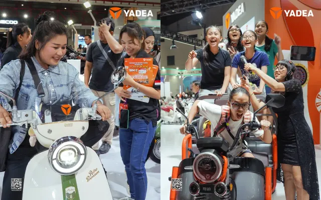Booth Yadea di PRJ 2026 Diserbu Pengunjung, Test Ride dan Hadiah ...