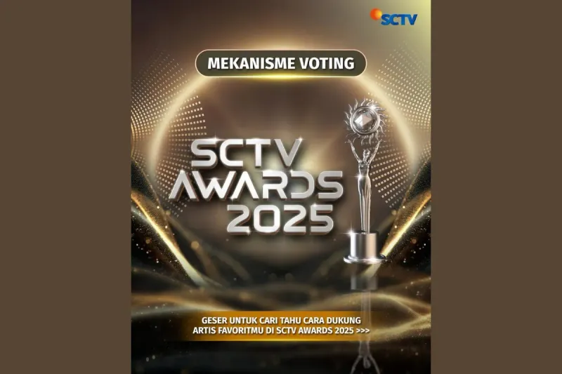 Daftar Lengkap Nominasi SCTV Awards 2025 - Poskota